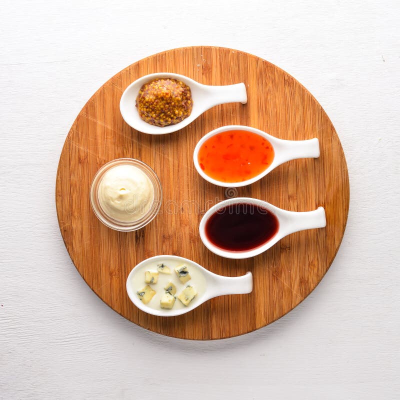A Set of Sauces and Spices. Stock Photo - Image of sauces, sauce: 173876508