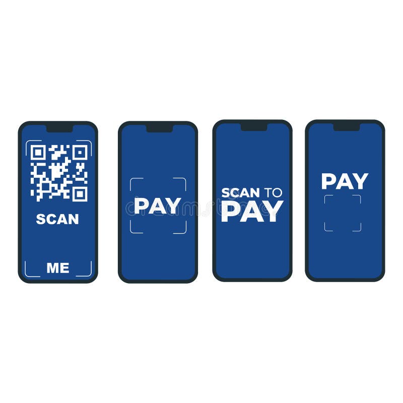 Phone Scanning Qr Code Cartoon Stock Illustrations – 257 Phone Scanning ...