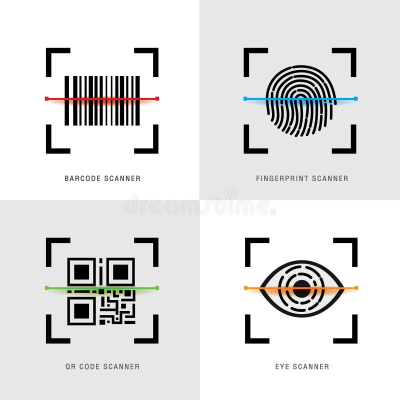 Qr Code and Barcode Icon. Qrcode for Scan. Tag for Price, Sku and Data ...