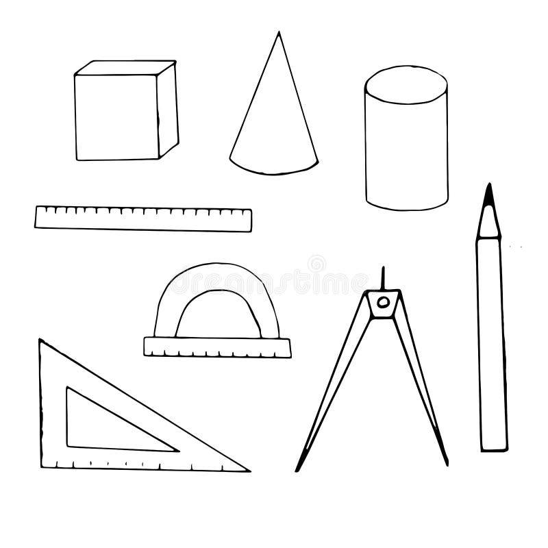 Set Math Tools Stock Illustrations – 473 Set Math Tools Stock ...