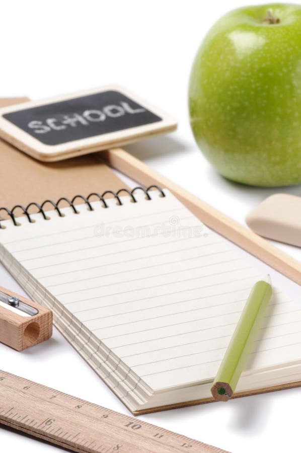 Set of school stationery stock image. Image of black - 20647013