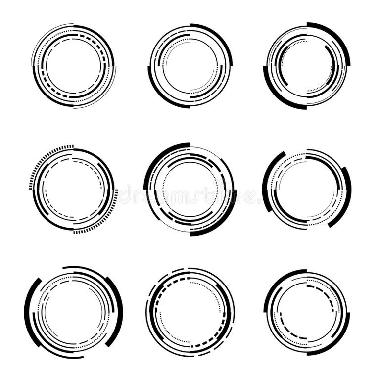 Black Circle Elements Stock Illustrations – 108,179 Black Circle Elements Stock Illustrations ...