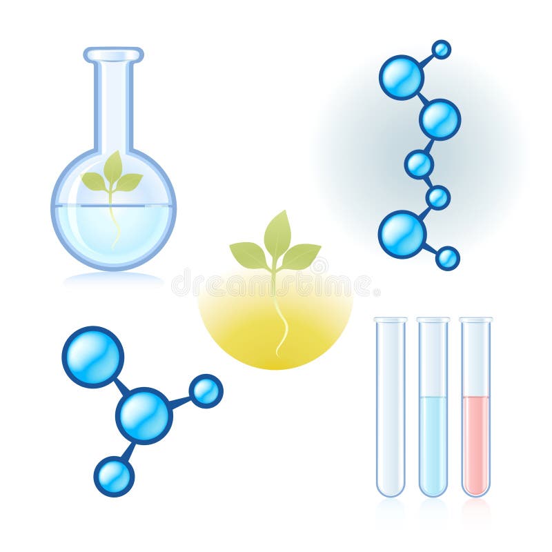 Set of scientific symbols stock vector. Illustration of innovation ...
