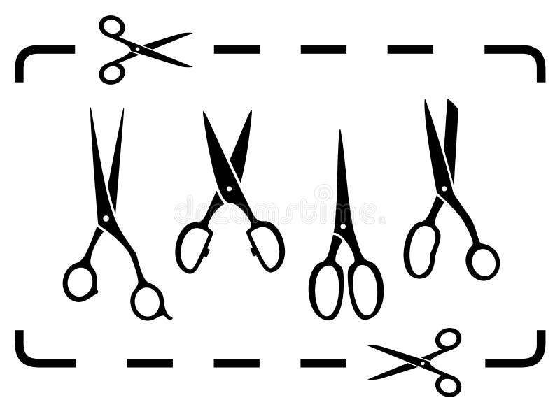 Scissors Guide Stock Illustrations – 420 Scissors Guide Stock ...