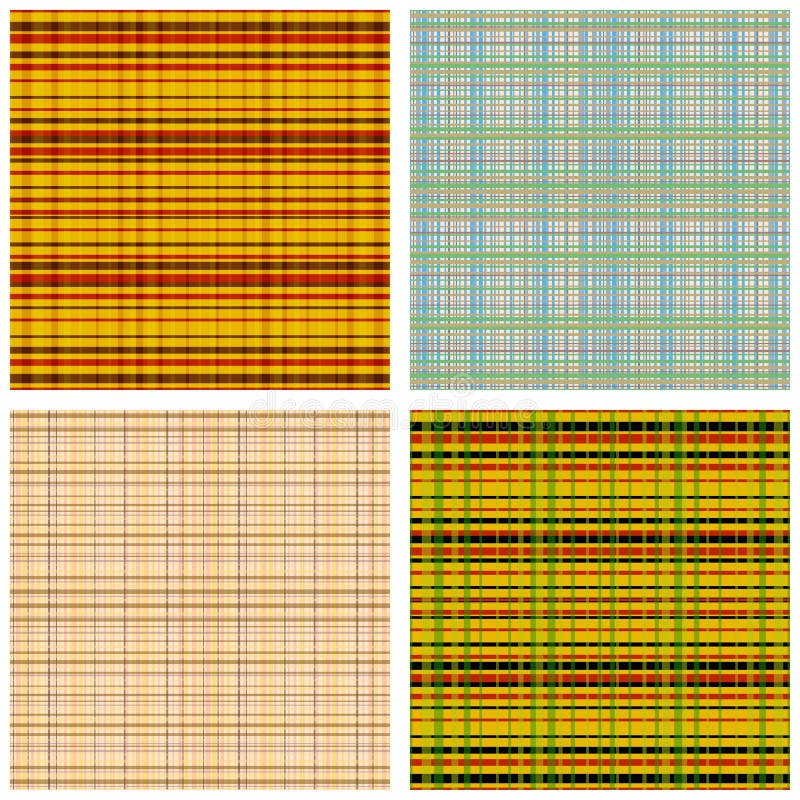 A set of Scottish Patterns stock vector. Illustration of retro - 71210382