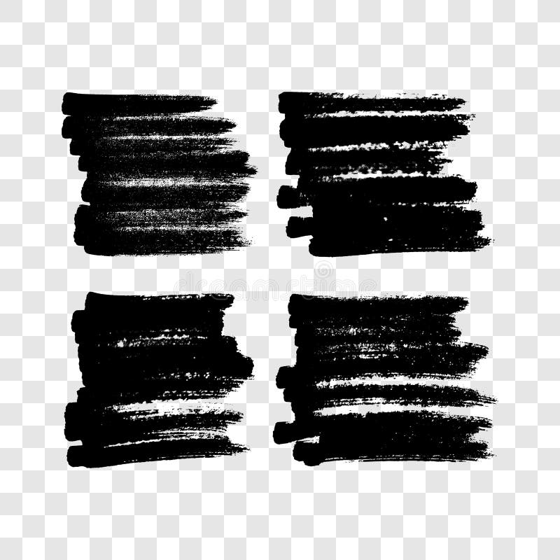 Set of Scribble with a Black Marker Stock Vector - Illustration of ...