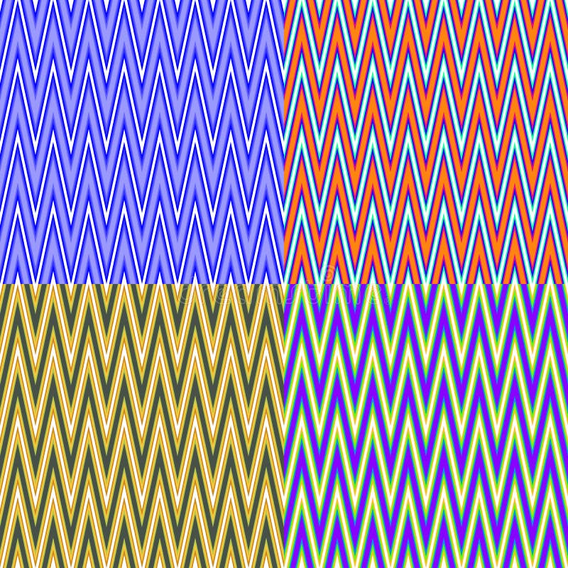 Set of Seamless Color Patterns Stock Vector - Illustration of layer ...