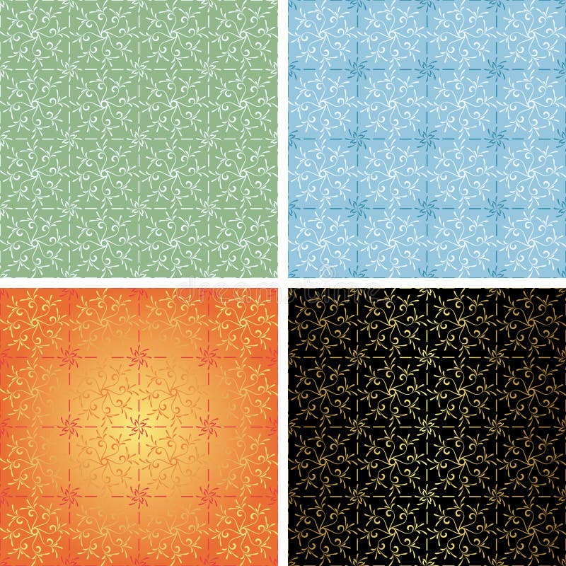 Set - Seamless Geometrical Textures - Vector Stock Vector ...
