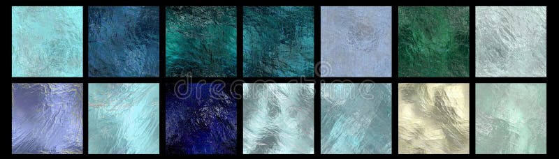 Set of Seamless Glass Ice Texture Stock Illustration - Illustration of ...