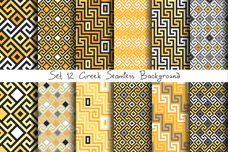 Ancient Greek Border Patterns Gold Stock Illustrations – 169 Ancient ...