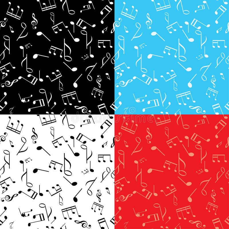 Seamless Music theme stock vector. Illustration of music - 8000966