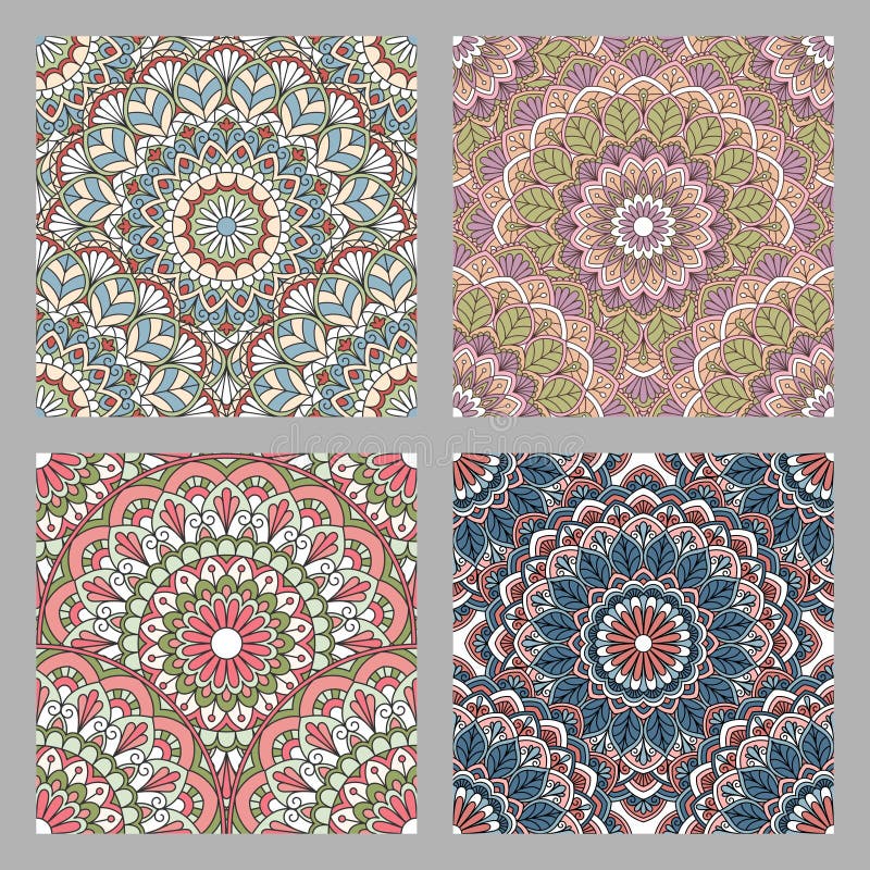 Seamless oriental pattern. stock vector. Illustration of label - 74044521