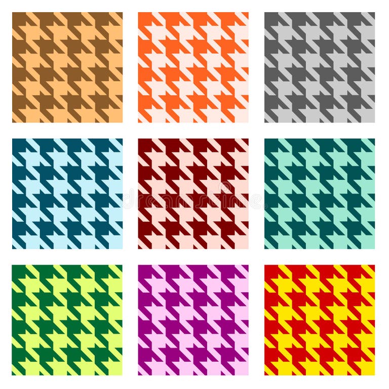 Houndstooth Patterns Stock Illustrations – 1,895 Houndstooth Patterns ...