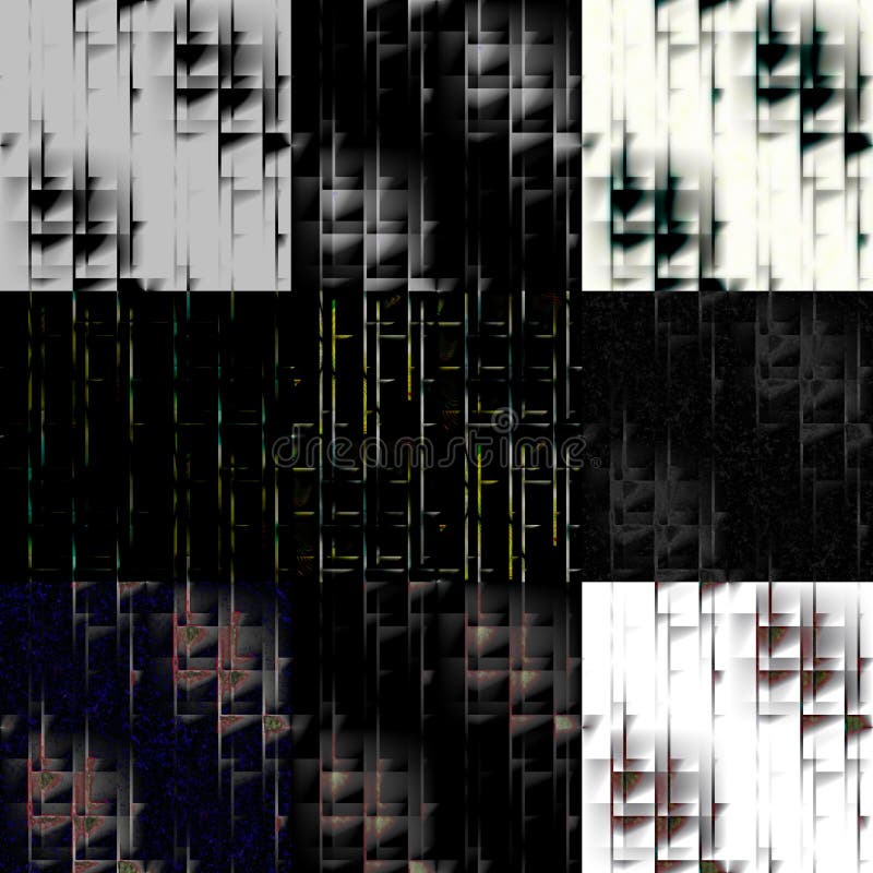 Set of Seamless Patterns, Abstract Backgrounds, Group 3 Item 1 ...