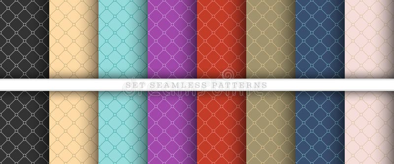 A Set of Seamless Patterns for Creative Design. Original Ornament for ...