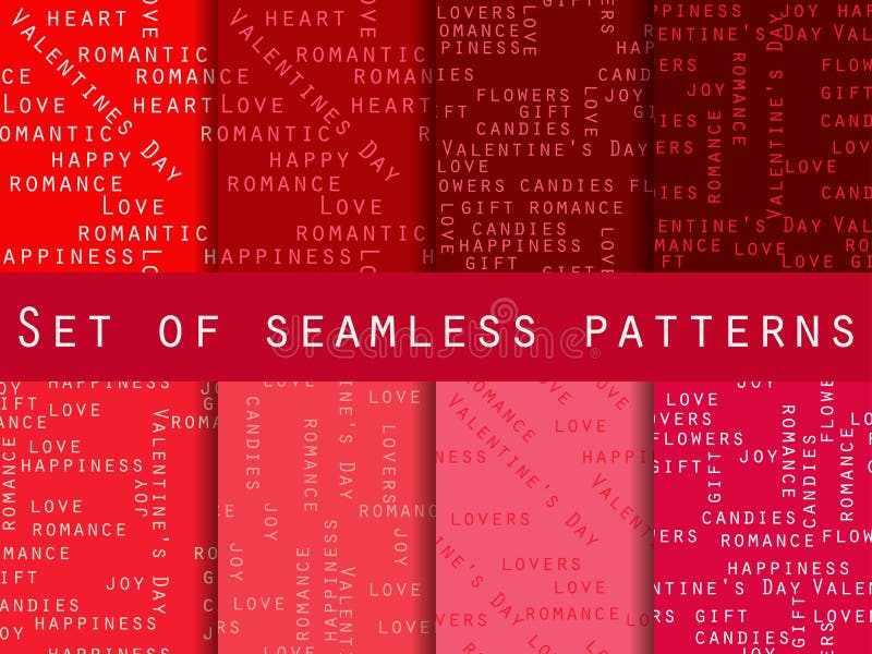 Words Seamless Pattern, Word Collage, Words Design. Seamless Pattern ...