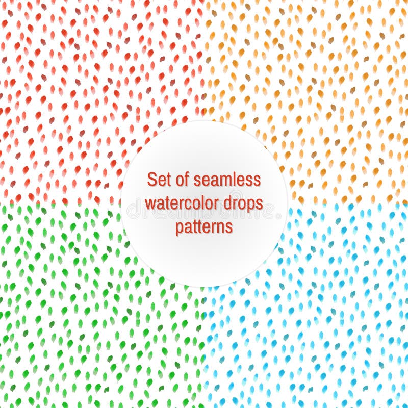 Set of Seamless Seasonal Pattern for Design Stock Vector - Illustration ...