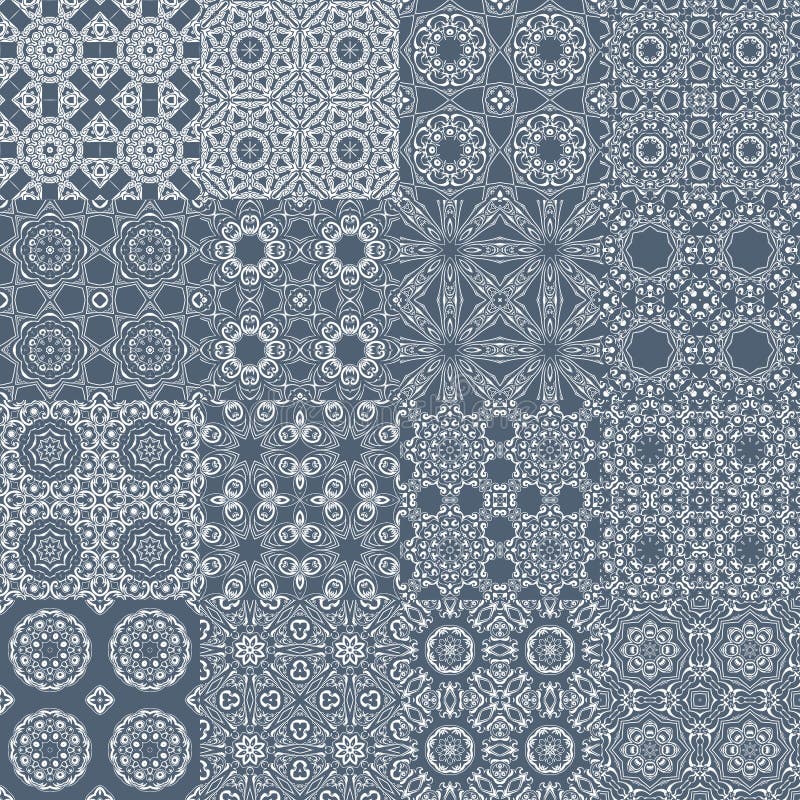 Set of Seamless Tileable Background Patterns Stock Vector ...