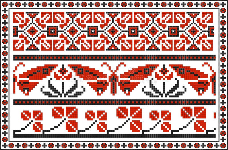 Ukrainian National Patterns Stock Illustrations – 860 Ukrainian ...