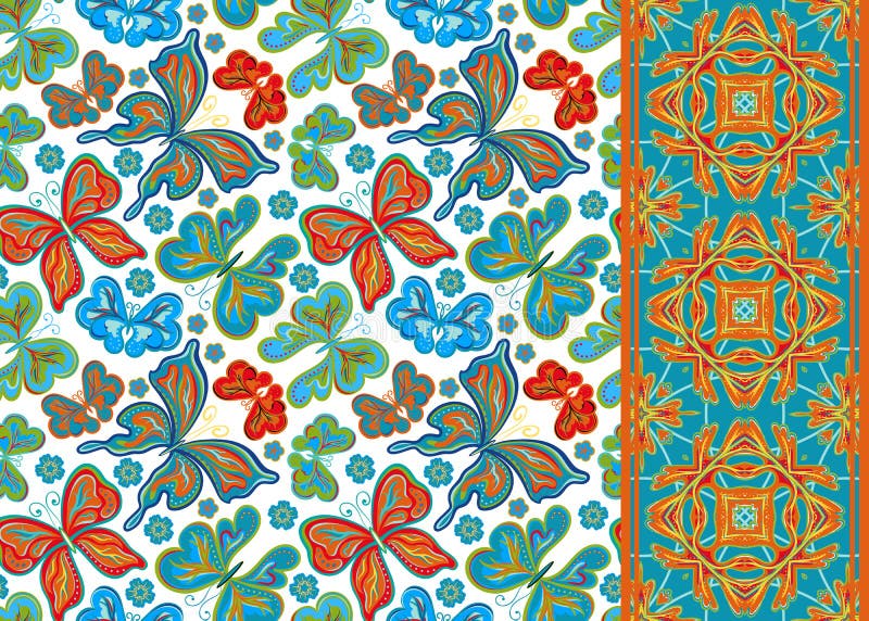 Floral Seamless Ribbon Border Stock Illustrations – 9,480 Floral ...