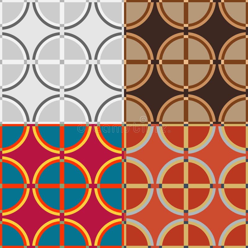 Set of Seamless Vector Patterns Stock Vector - Illustration of creative ...