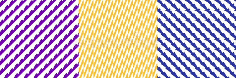 Set of 3 Seamlessly Repeatable, Repetitive Geometric Pattern ...