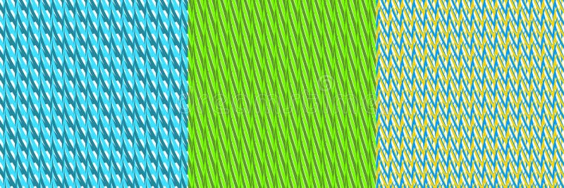 Set of 3 Seamlessly Repeatable, Repetitive Geometric Pattern ...