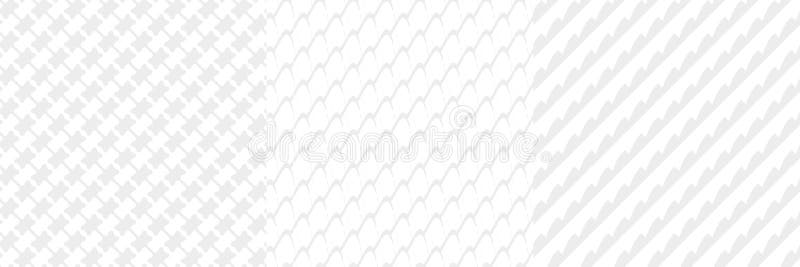 Set of 3 Seamlessly Repeatable, Repetitive Geometric Pattern ...