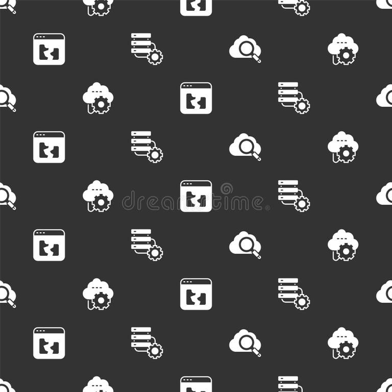 Set Search Cloud Computing, Cloud Technology Data Transfer, Broken File ...