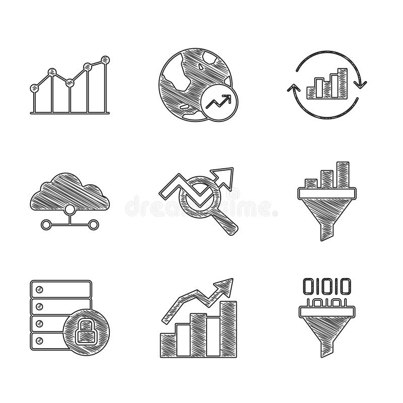 Set Search Data Analysis, Financial Growth, Binary Code, Sales Funnel ... Set Search Data Analysis, Financial Growth, Binary Code, Sales Funnel ...