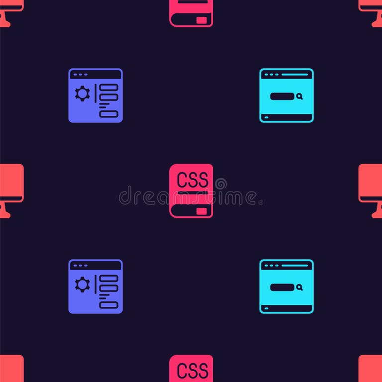Set Search Engine, Browser Setting, Books about Programming and Computer Monitor Screen on ...