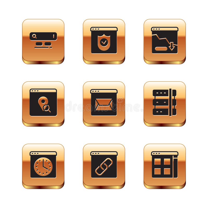 Gold Browser Window Stock Illustrations – 422 Gold Browser Window Stock Illustrations, Vectors ...