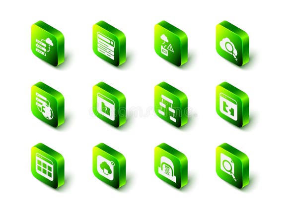 Set Search Engine, Cloud Technology Data Transfer, Cloud Computing, Broken File, Concept with ...