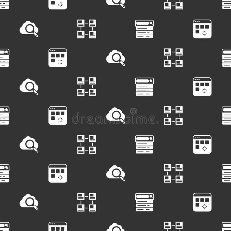 Set Search Engine, Loading Data Window, Cloud Computing and Hierarchy Organogram Chart on ...