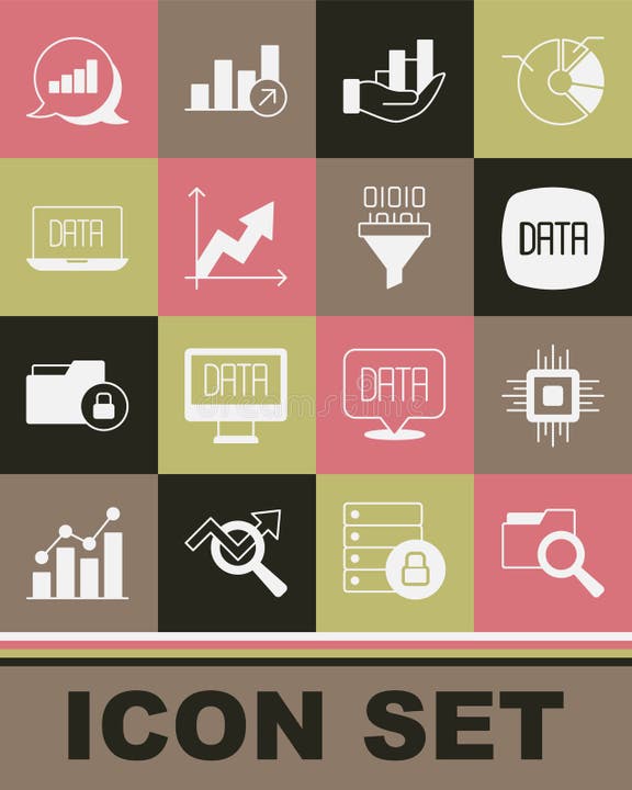 Set Search with Folder, Processor CPU, Data Analysis, Pie Chart ...