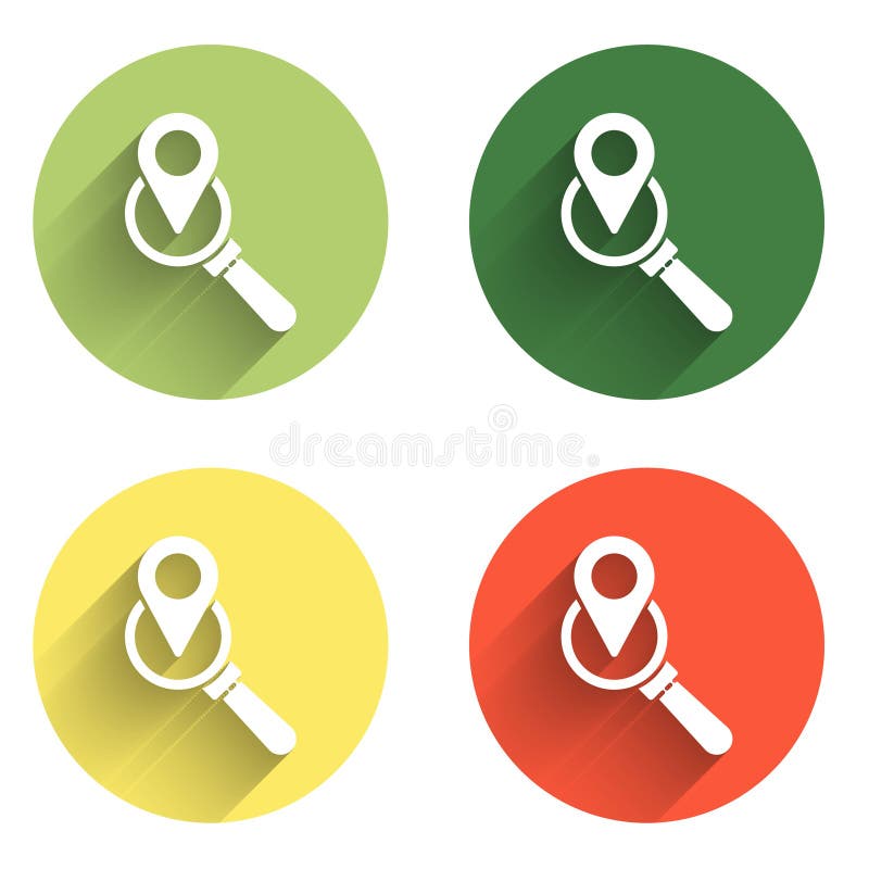 Search Location Icon Related Map Location and Navigation Black Icon ...