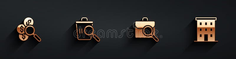 Set Search for Money, Searching Food, Work Search and Multi Storey ...