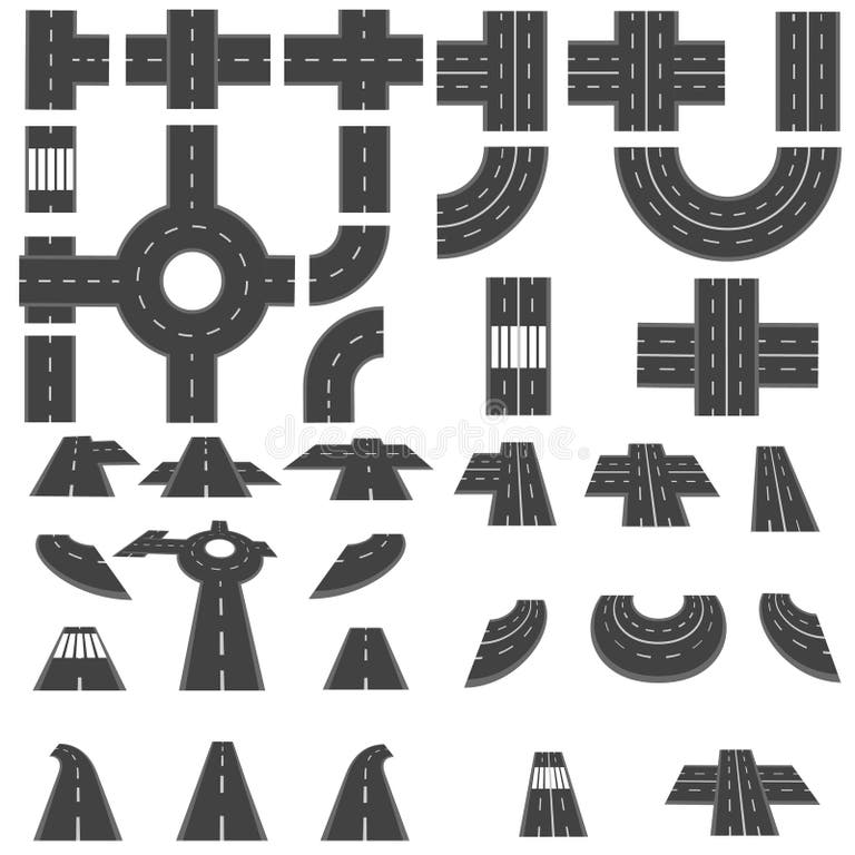 Intersection Pathway Stock Illustrations – 3,197 Intersection Pathway ...