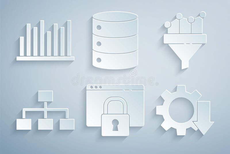 Set Secure Your Site with HTTPS, SSL, Sales Funnel Chart, Hierarchy Organogram, Cost Reduction ...