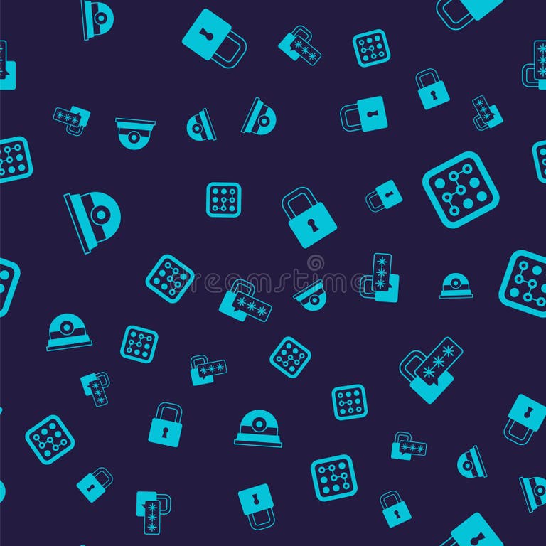 Set Security Camera, Graphic Password Protection, Lock and Cyber ...