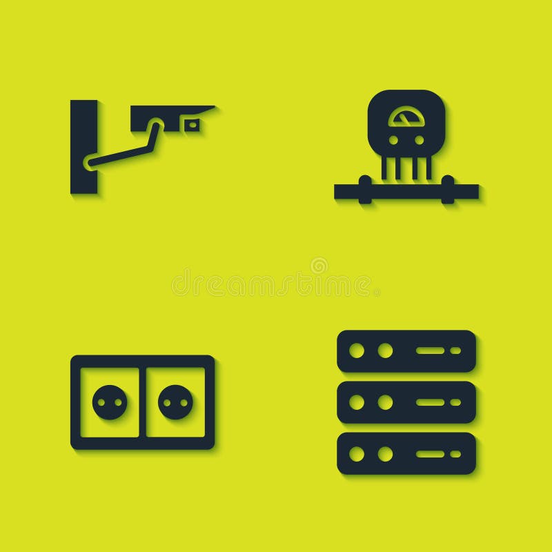 Electric Power Security Camera Network Stock Illustrations – 238 ...