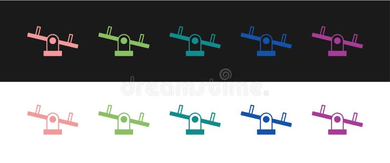 Seesaw Black White Stock Illustrations – 1,026 Seesaw Black White Stock ...