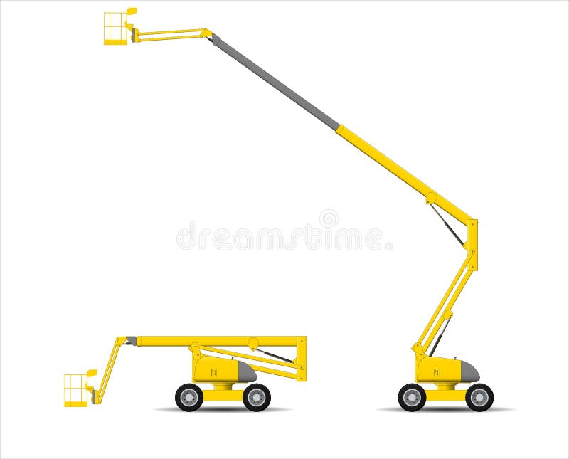 A Set of Self-propelled Telescopic Aerial Platforms. Transport and ...