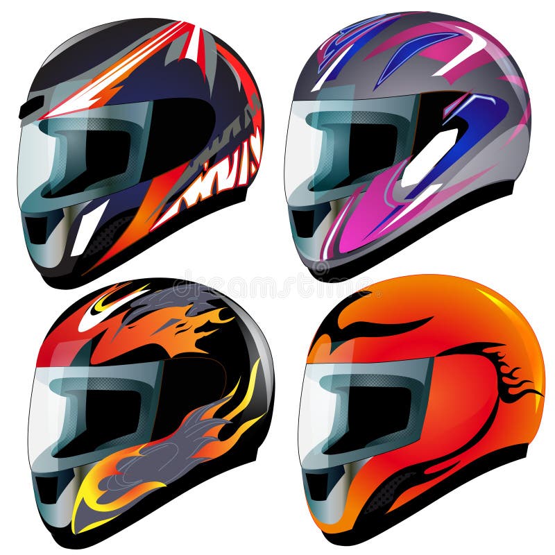 Set send racing stock vector. Illustration of crash, motocross - 25569186