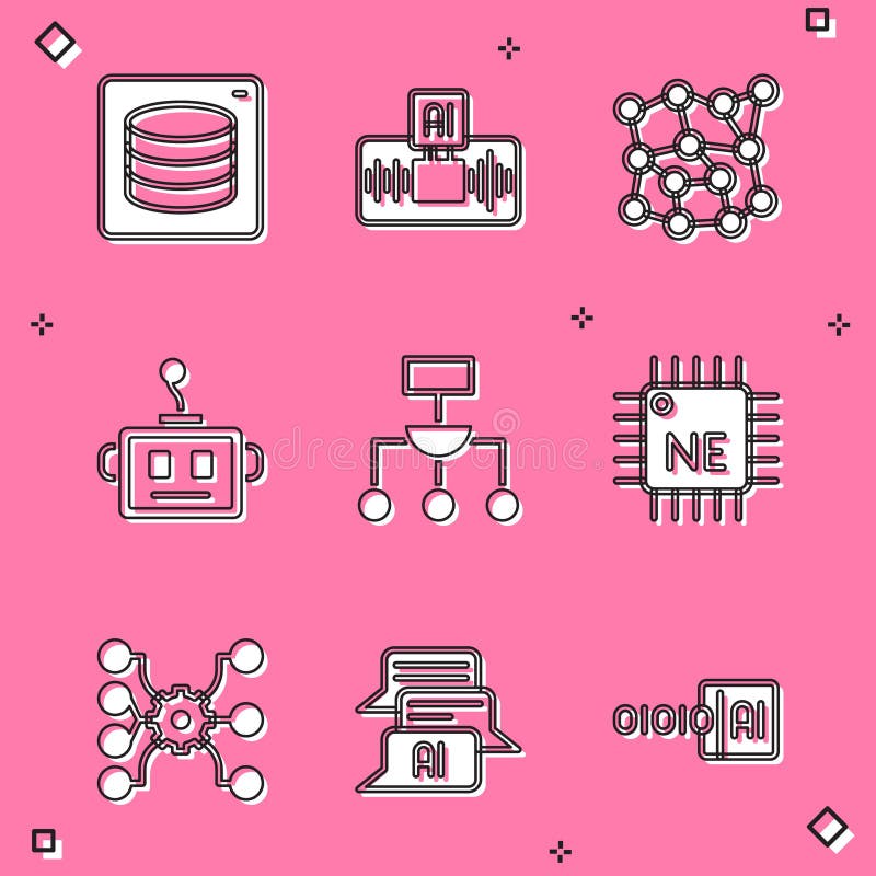 Set Server, Data, Artificial Intelligence AI, Neural Network, Robot ... Set Server, Data, Artificial Intelligence AI, Neural Network, Robot ...