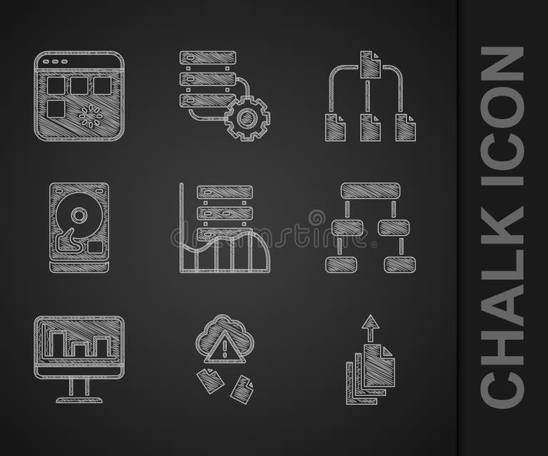 Set Server, Data, Web Hosting, Cloud Hacking, Export, Hierarchy Organogram Chart, Monitor with ...