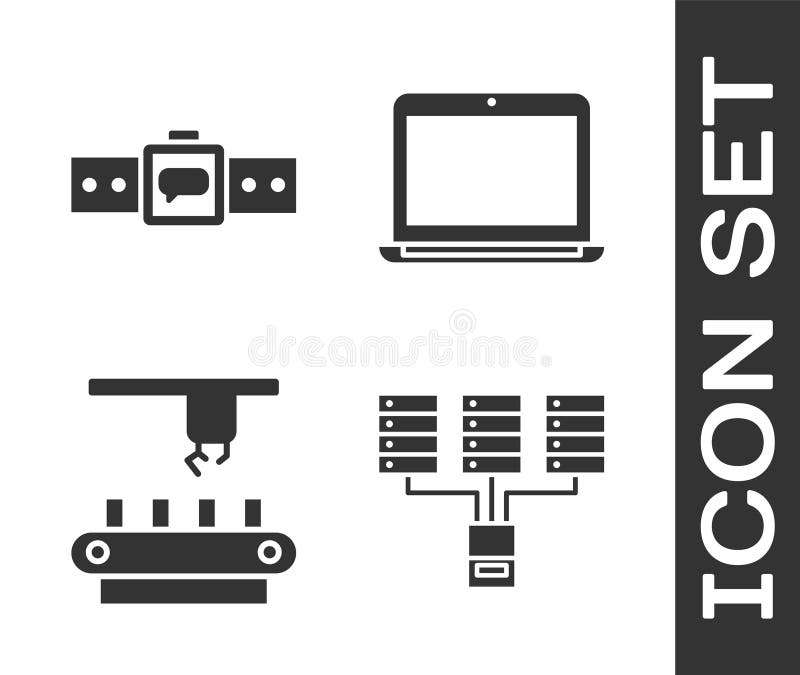 Set Server, Data, Web Hosting, Smartwatch, Factory Conveyor System Belt ... Set Server, Data, Web Hosting, Smartwatch, Factory Conveyor System Belt ...