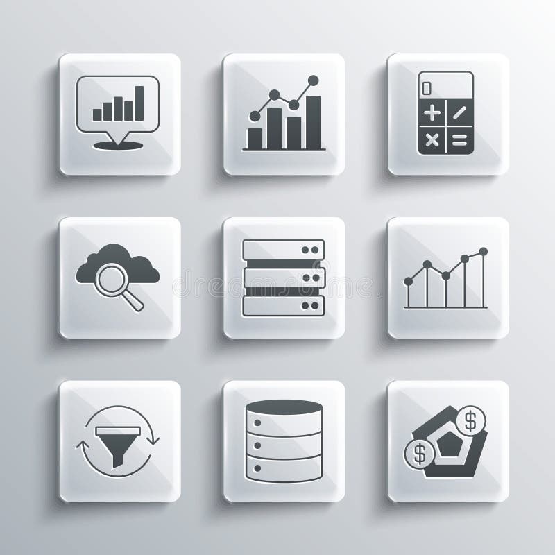 Set Server, Financial Growth, Pie Chart Infographic, Sales Funnel with, Search Cloud Computing ...