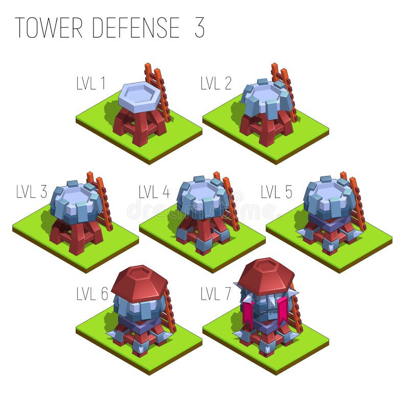 Old defense tower stock vector. Illustration of roof - 42042083