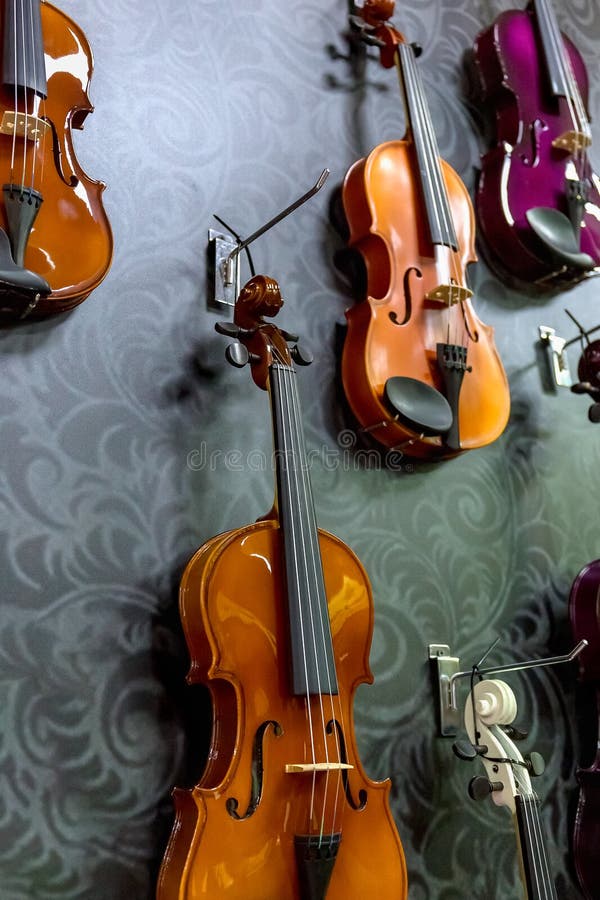 Violins Different Colors Stock Photos - Free & Royalty-Free Stock ...